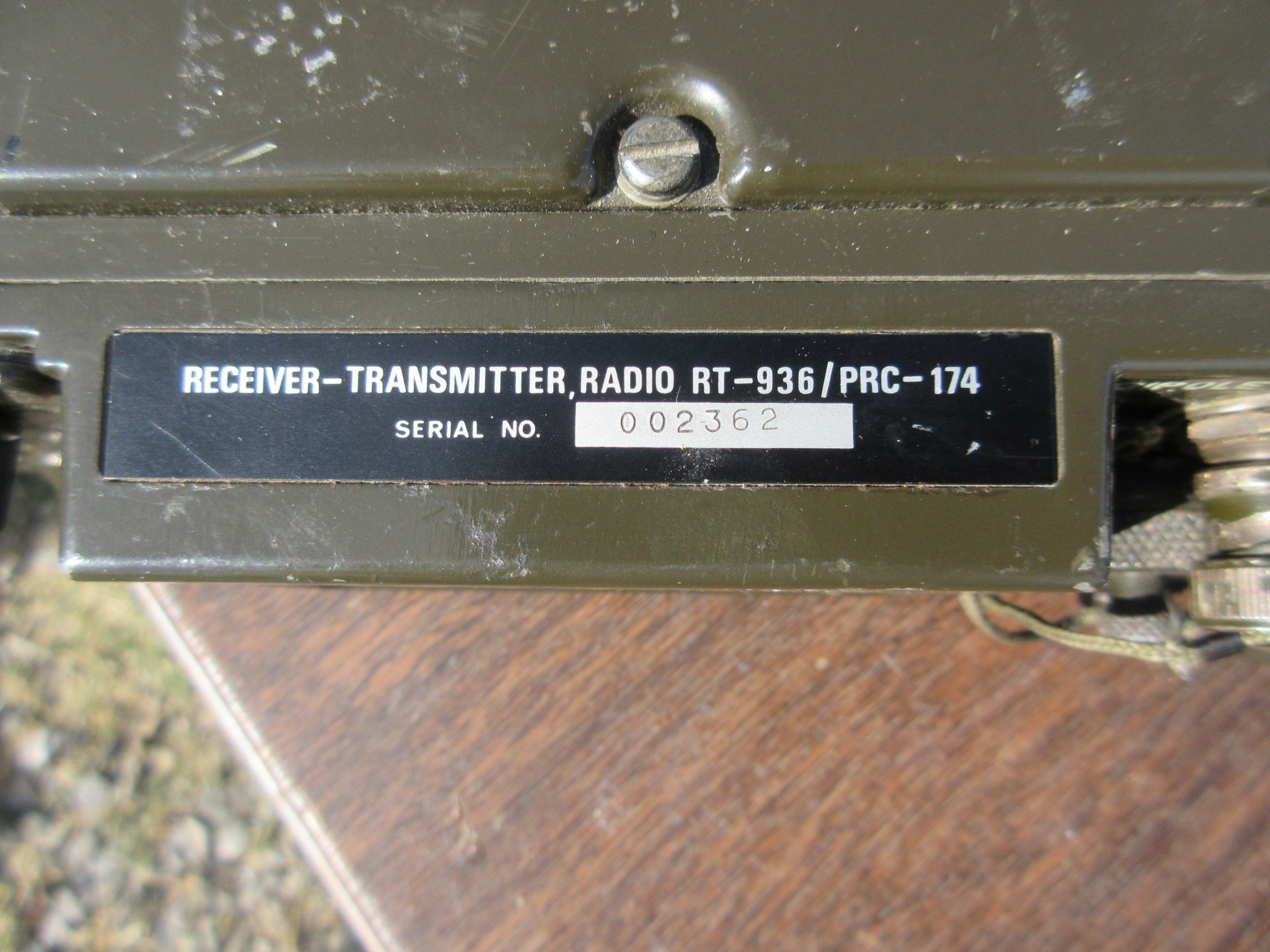 PRC-174 HF Manpack Radio Set - N6CC